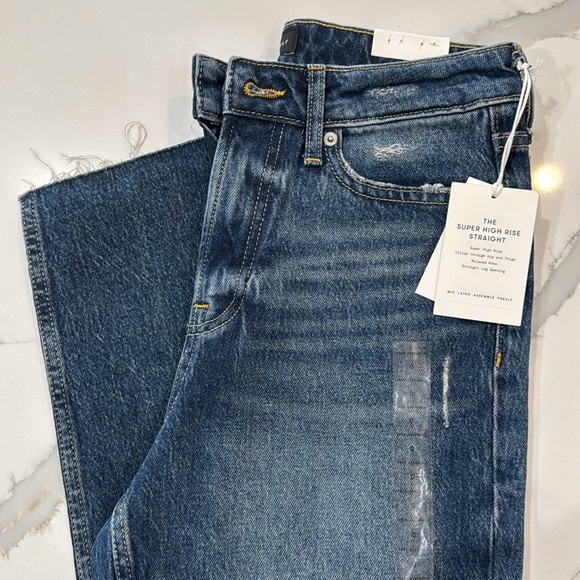 Free Assembly | Jeans | Free Assembly Super High Rise Straight Jeans ...